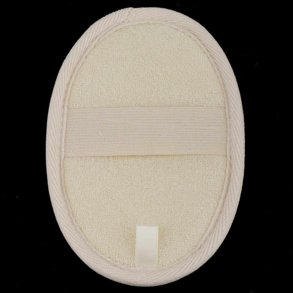 Jojomis Exfoliating Loofah Pads, Natural Loofah Sponge for Men Spa Bath
