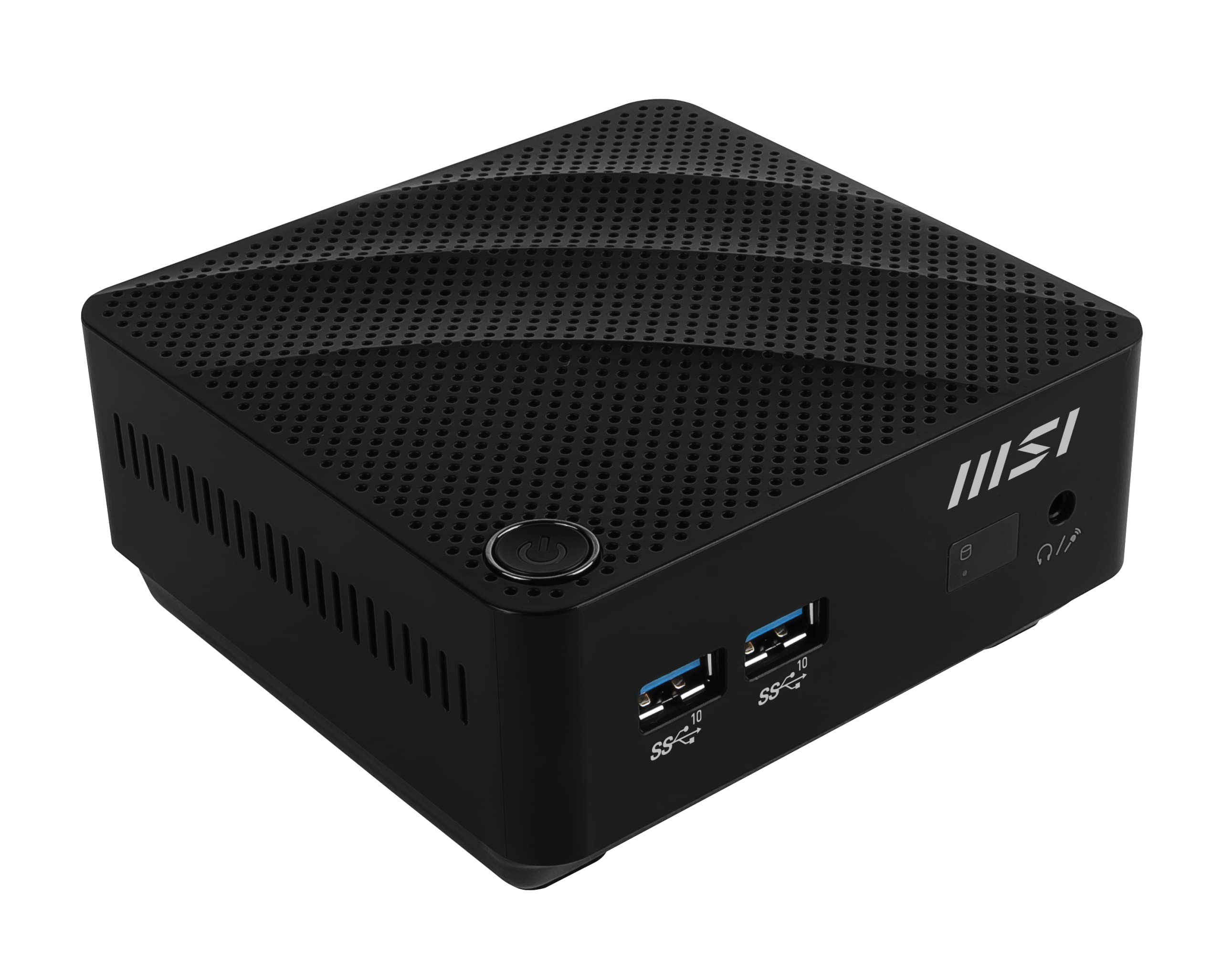 MSI Cubi N Mini PC: Intel Celeron N4500, 4GB DDR4 (1x4GB) 2666MHz, 128GB SSD, WiFi 6, BT 5.2, Energy Efficient, Black, Windows 11 Pro: JSL-070US