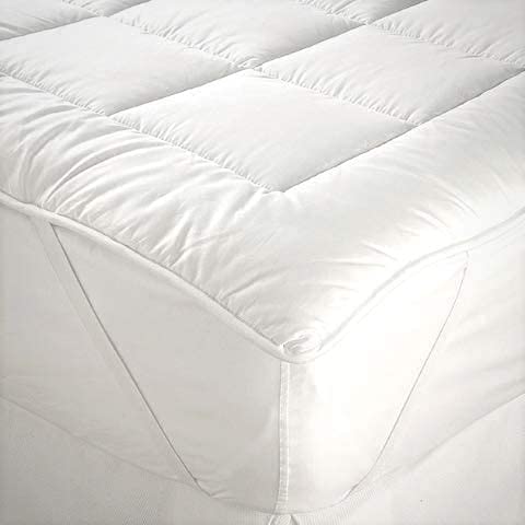 OrganicTextiles All-Natural Australian Wool Mattress Pad with 100% Organic Cotton Cover (Cal King),Cool and Breathable,Soft & Luxurious,Baffle Box Stitching,Temperature Regulation,Machine Washable