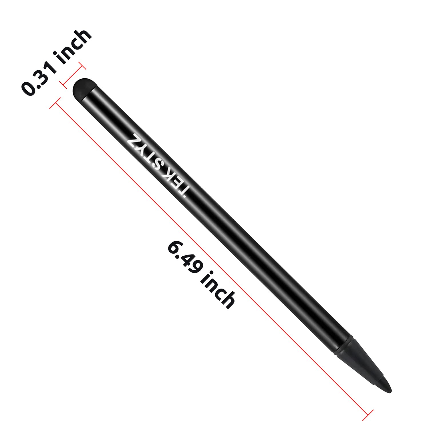 Tek Styz 15 Pcs Capacitive Resistive Stylus Pen Compatible with Samsung Galaxy Tabs A & S Series and Phones S23/S22/S21/S20/S10 - Note 20/10/8/5/4/ Chromebook & Laptops/High Sensitivity Full Size