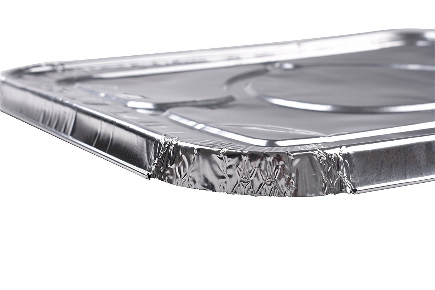 Mr. Miracle Aluminum Lids for Half Size 9x13 Foil Steam Pans. Pack of 30