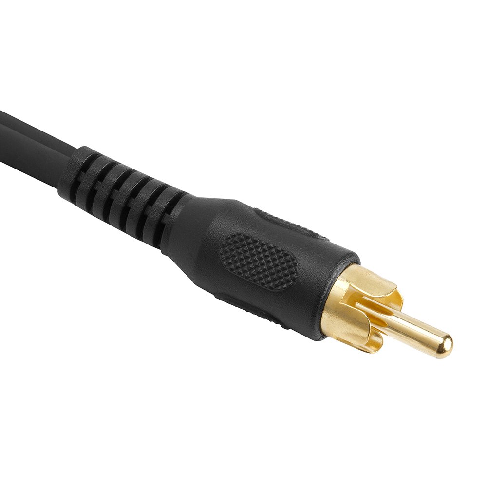 Cmple - [5 Pack 1 RCA Male to 2 RCA Male Stereo Audio Y-Cable, 2 RCA Plugs to 1 RCA Plug Audio Stereo Subwoofer Cable