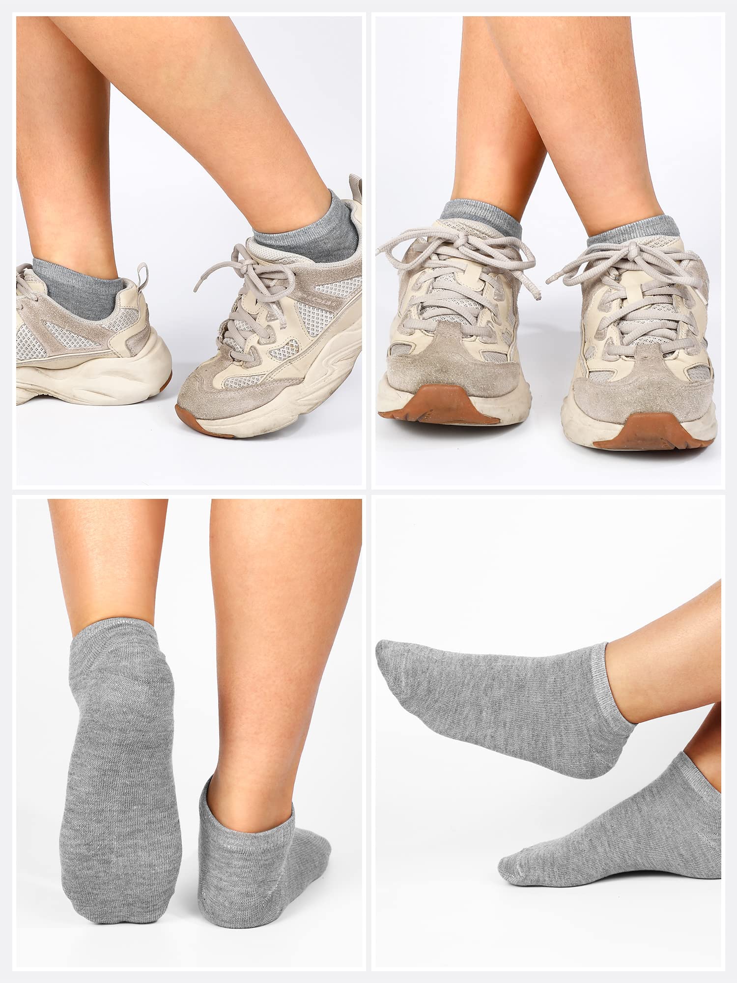 Foaincore 150 Pairs Low Cut Ankle Socks Pack Comfortable Wicking Lightweight Ankle Sock Casual No Show Short Socks for Men Women(Black)