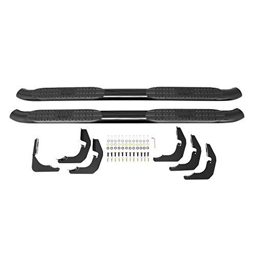 Westin 21-22775 Pro Traxx 4 Oval Nerf Step Bars fits 2005-2023 Tacoma Double Cab Black 1 Pair