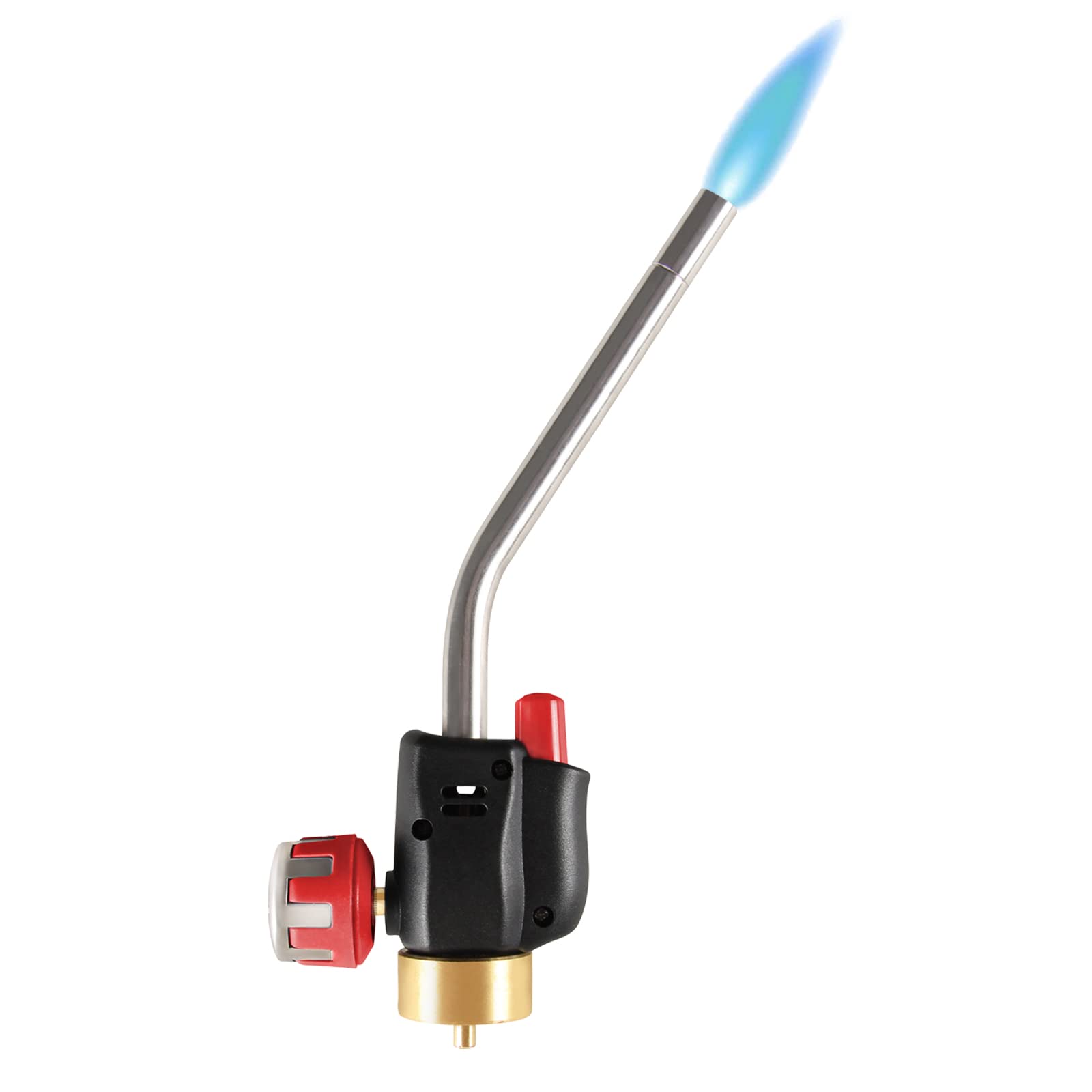 DOMINOX Propane Torch Head, Propane Torch Head with Igniter, Mapp Gas Torch - Torch Head - Propane Torch for Cooking, Welding, Searing(Tank Not Included)