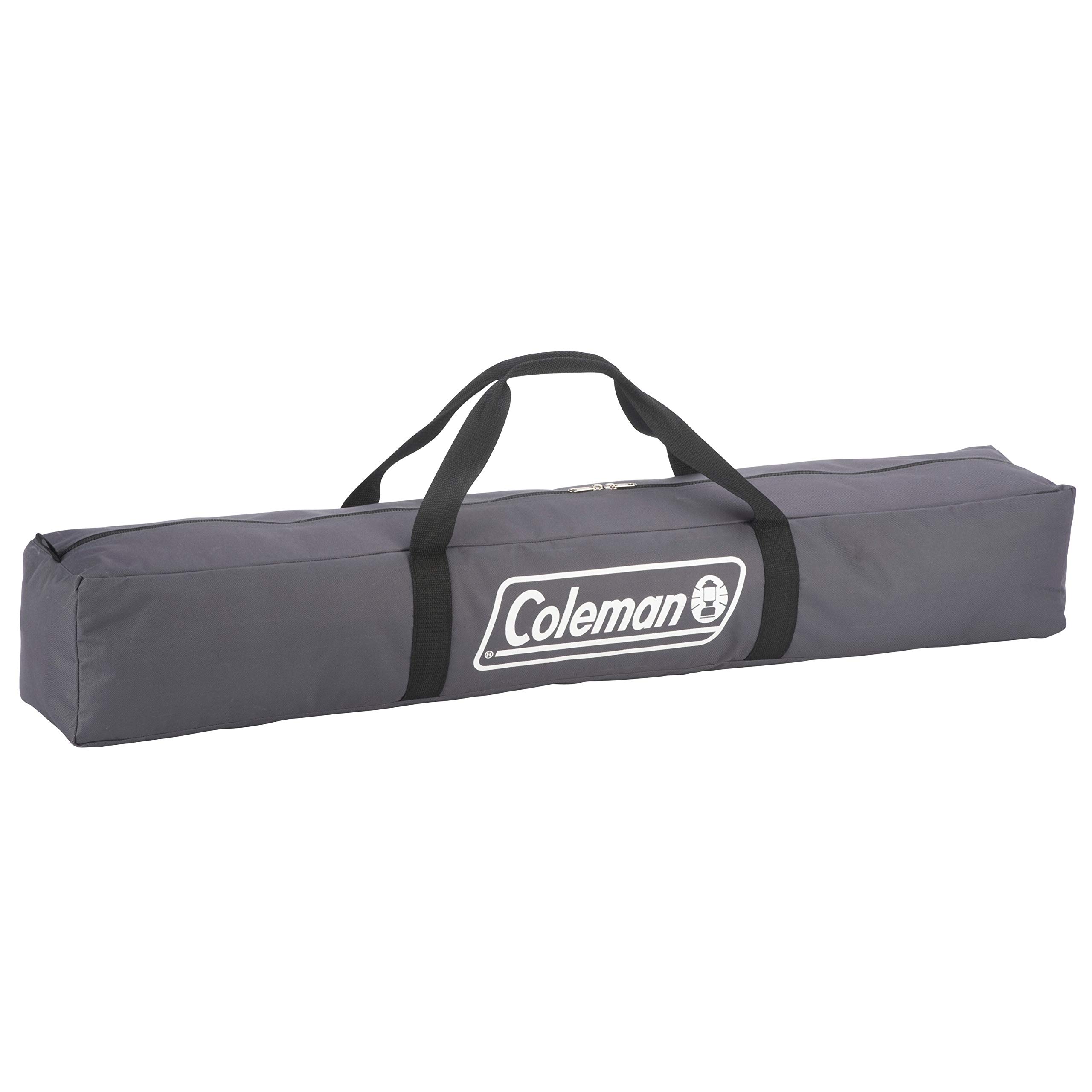 Coleman Pack-Away Camping Cot with Removable Side Table, Extra Wide Cot Fits Adults up to 6ft 6in or 300lbs, Carry Bag Included