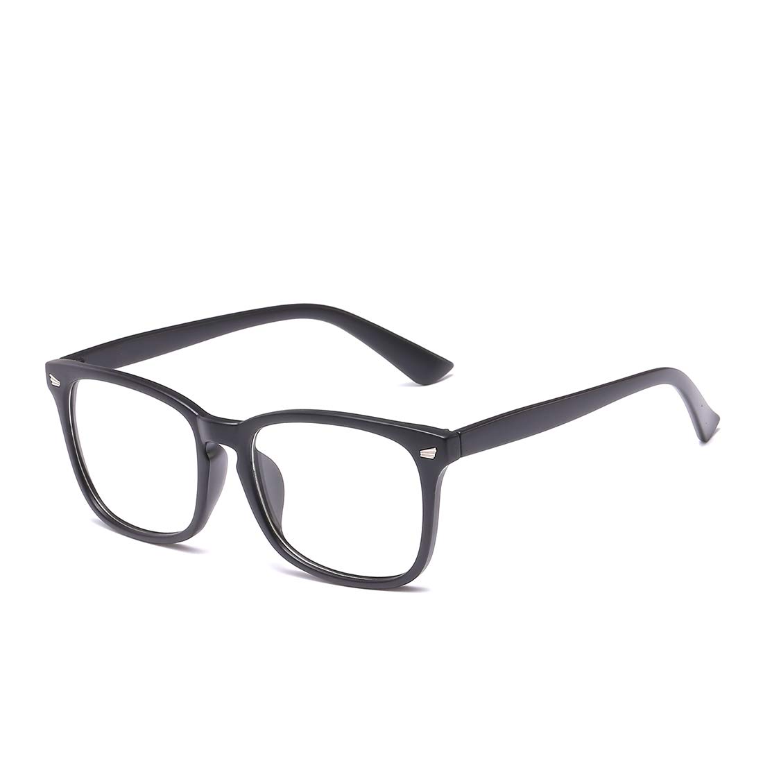 ENSARJOE Unisex Stylish Square Non-prescription Eyeglasses Glasses Clear Lens Eyewear Frame