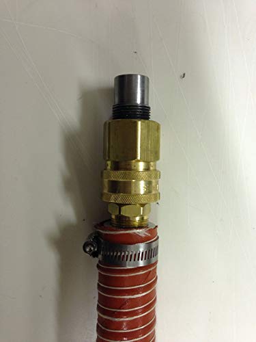 GenExhaust Compatible with Honda EU2200i/EU2000i Generator 1-1/2" Quick Disconnect Silicone Exhaust Extension 5 Foot Length