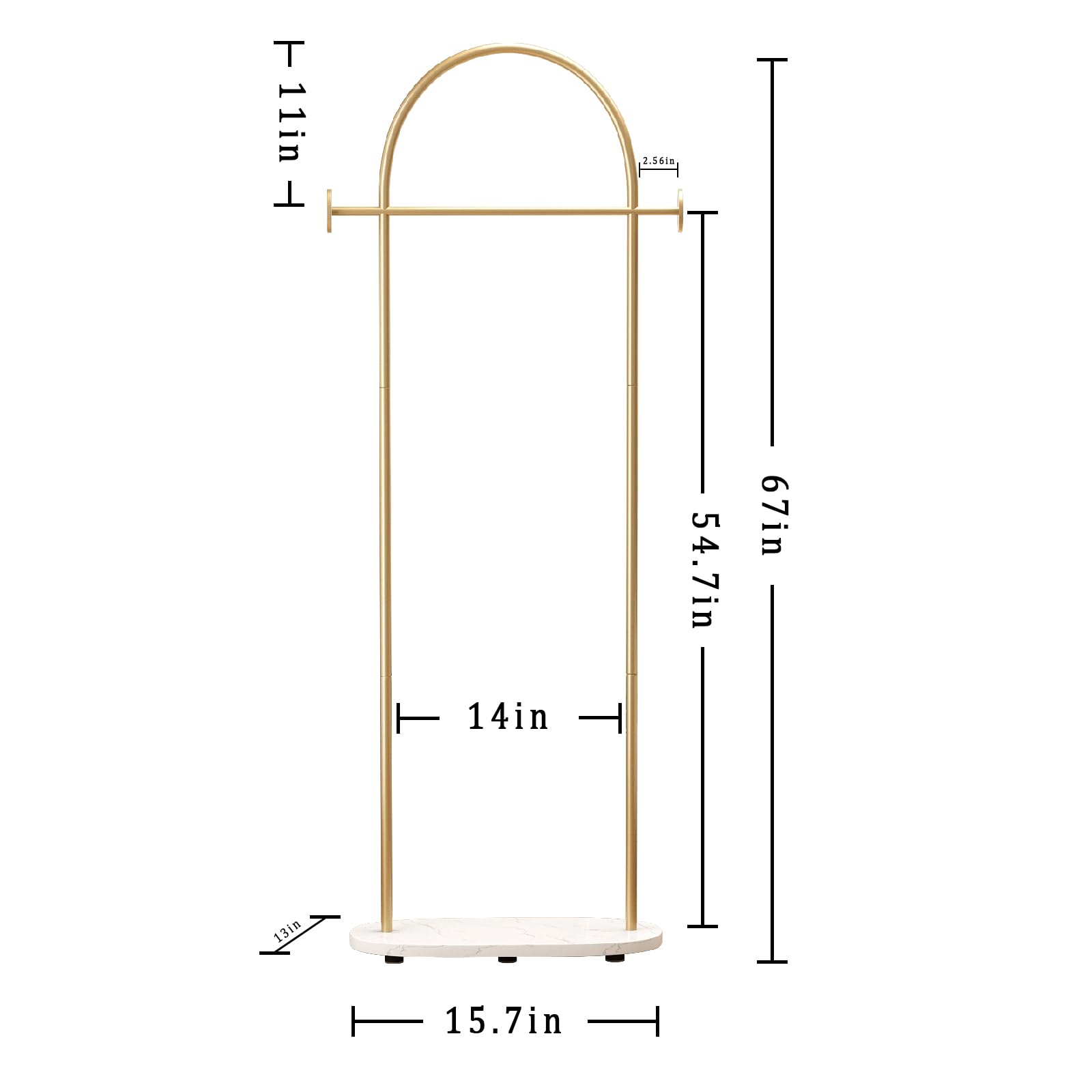 KADIGANG Black Clothing Rack, Modern Clothes Rack with Shelf, Heavy Duty Freestanding Coat Rack, Metal Coat Hanger Stand with Hooks for Boutique Office