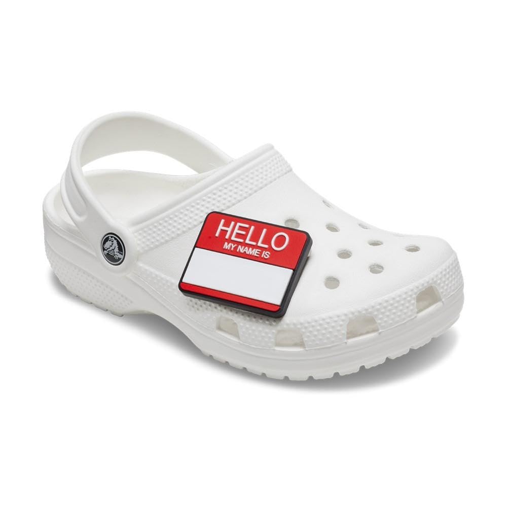 Crocs Occupation Shoe Charms| Jibbitz, Hello My Name is, One Size