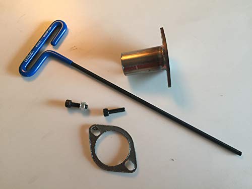 GenExhaust for Honda EU3000iS Generator 1" Steel Exhaust Extension 5 Foot Length.