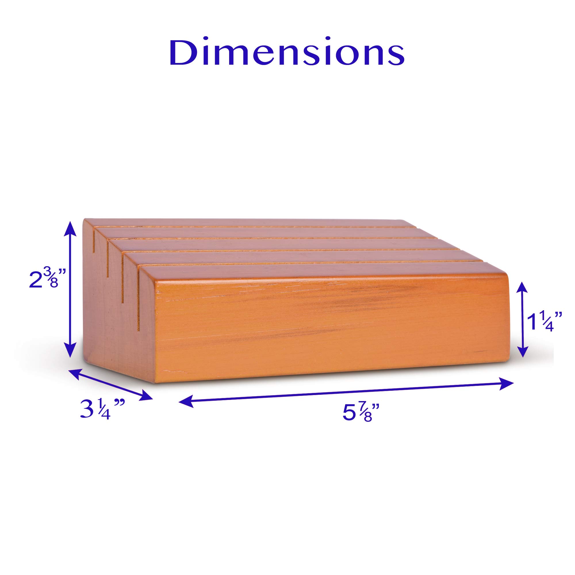 RNK Gaming Card Holders for Playing Cards Set of 2 Wooden Cardholder for Kids, Adults, & Seniors