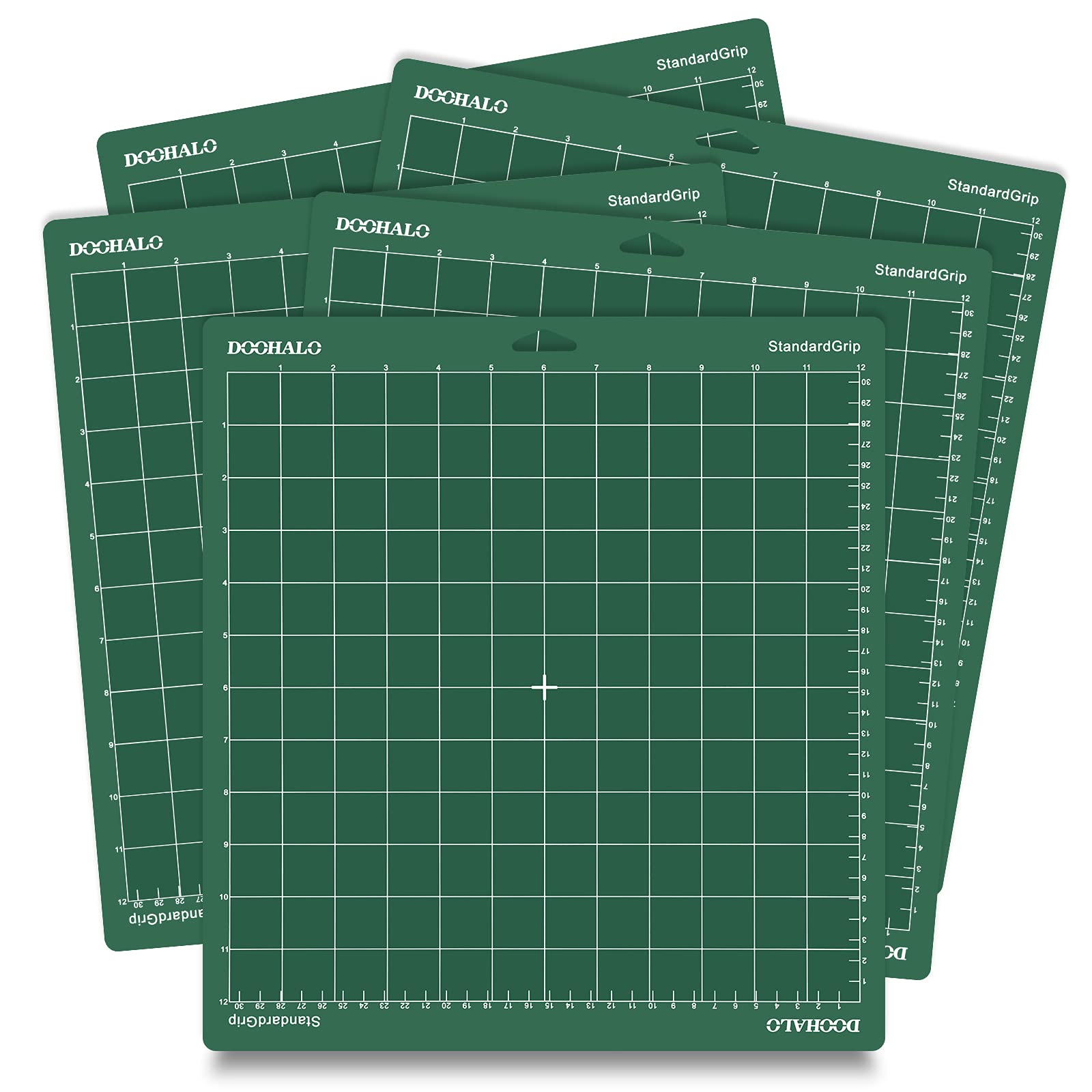 DOOHALO Variety Cutting Mats for Cricut,Cutting Mat for Cricut Maker/Maker 3/Explore 3/Air/Air 2/One, 12 X 12 inch Standard LightGrip StrongGrip Cutting Mats Replacement Accessories for Cricut