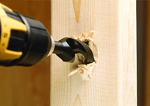 IDEAL Electrical 35-824 Nailbiter™ 18 in. Ship Auger – 13/16 in. Drill Bit w/ Dual-Helix Head, 60 deg. Angled Design