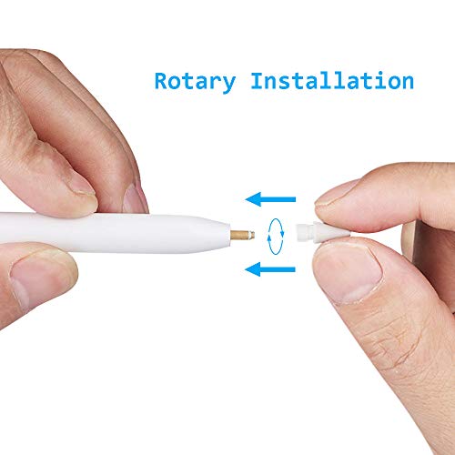 MJKOR Charging Adapter Compatible with Apple Pencil 1st,Charging Connector and Tips Replacement for iPad Pro Pen