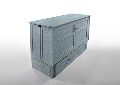 Night & Day Furniture Poppy Skye with Mattress Murphy Cabinet Bed, Queen,