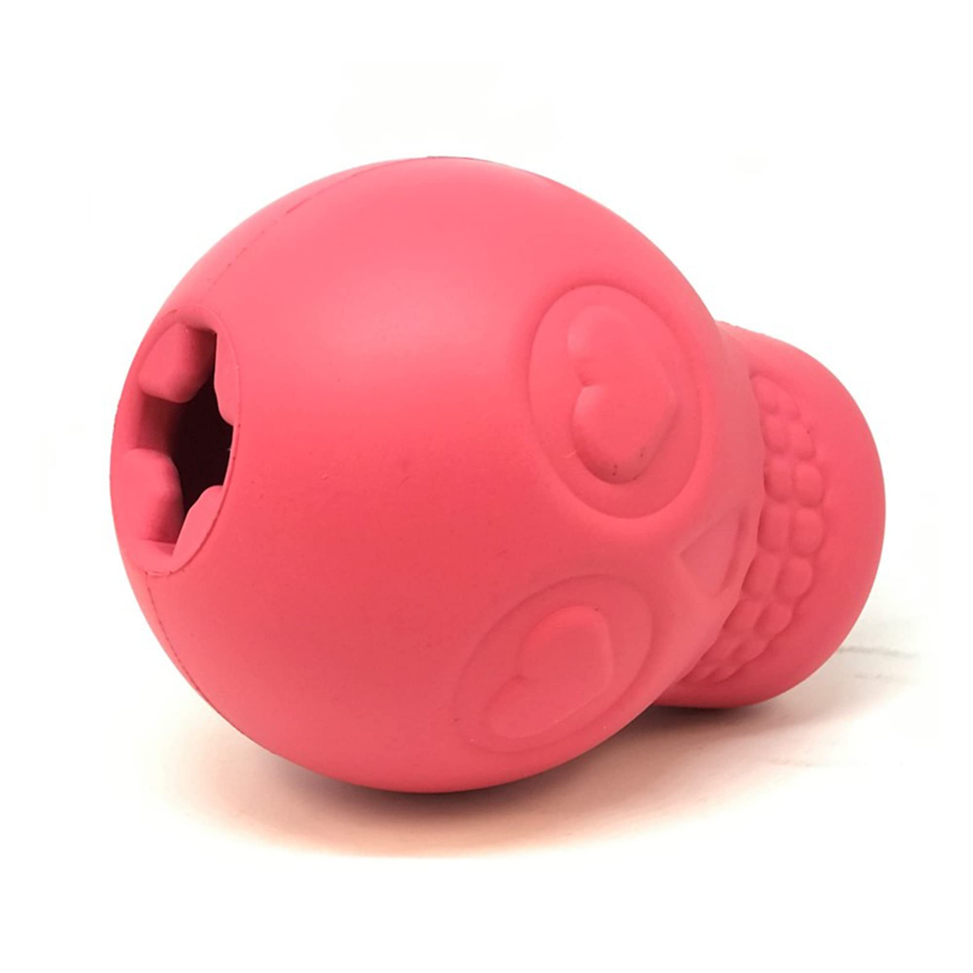 SodaPup MuttsKickButt Skull β Dog Treat Dispenser & Chew Toy Made in USA from Our Most Durable Non-Toxic, Pet-Safe, Food Safe Natural Rubber for Mental Stimulation, Problem Chewing, & More