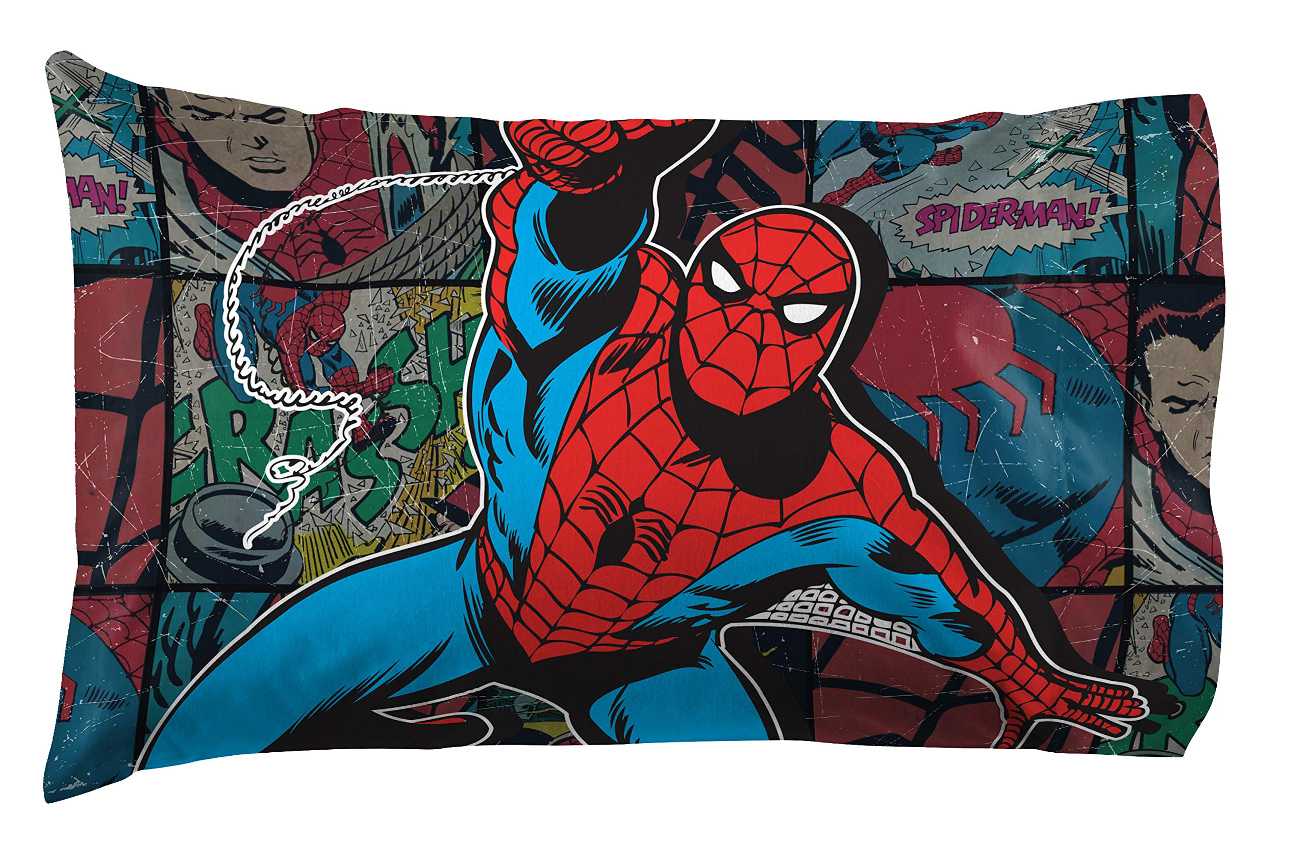 Marvel Spiderman 'Jump Kick' 3 Piece Twin Sheet Set