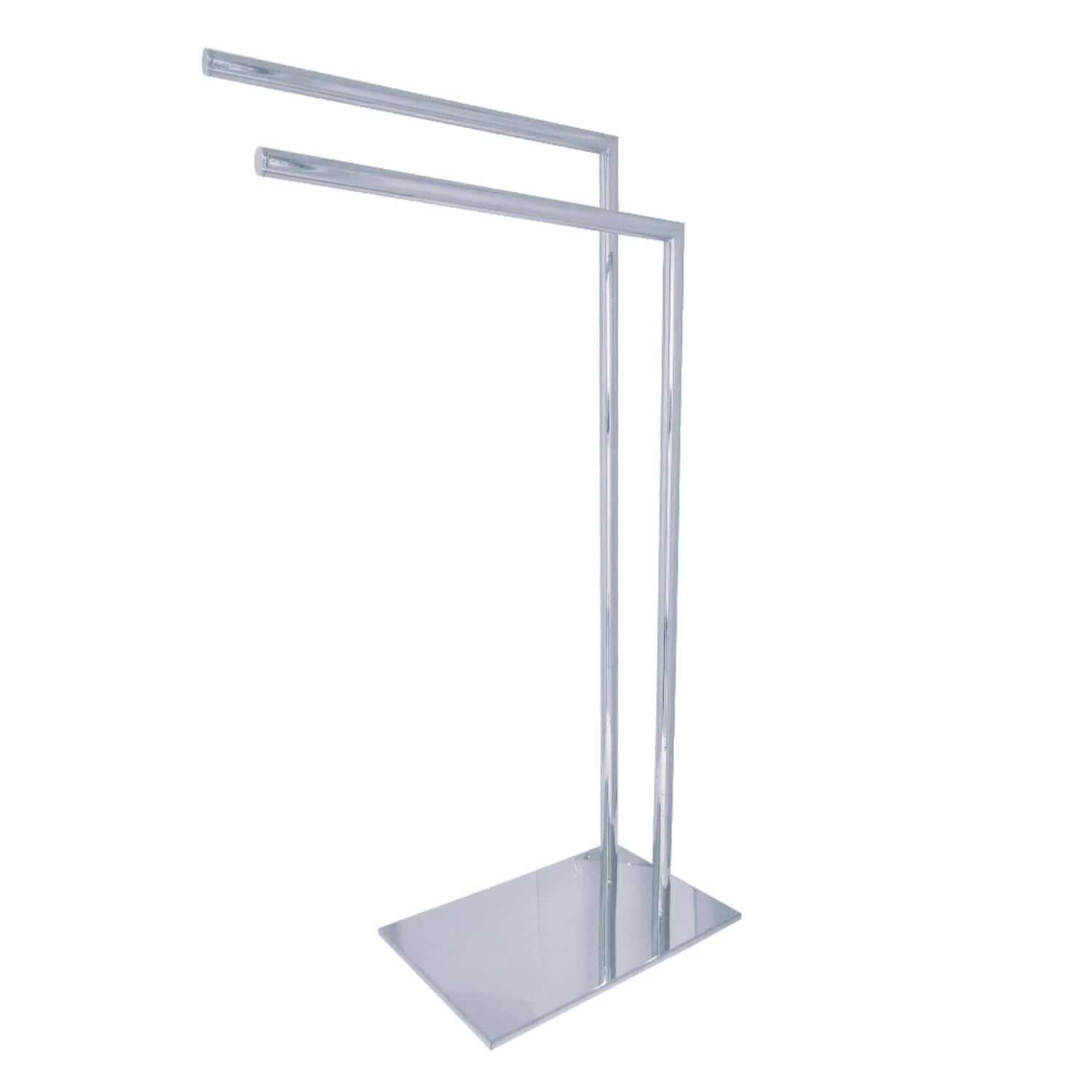 Kingston Brass Edenscape Freestanding Dual Towel Rack Brushed Brass Brushed