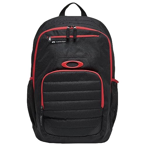 Oakley Enduro 25Lt 4.0 Backpack, Black/Red, One Size