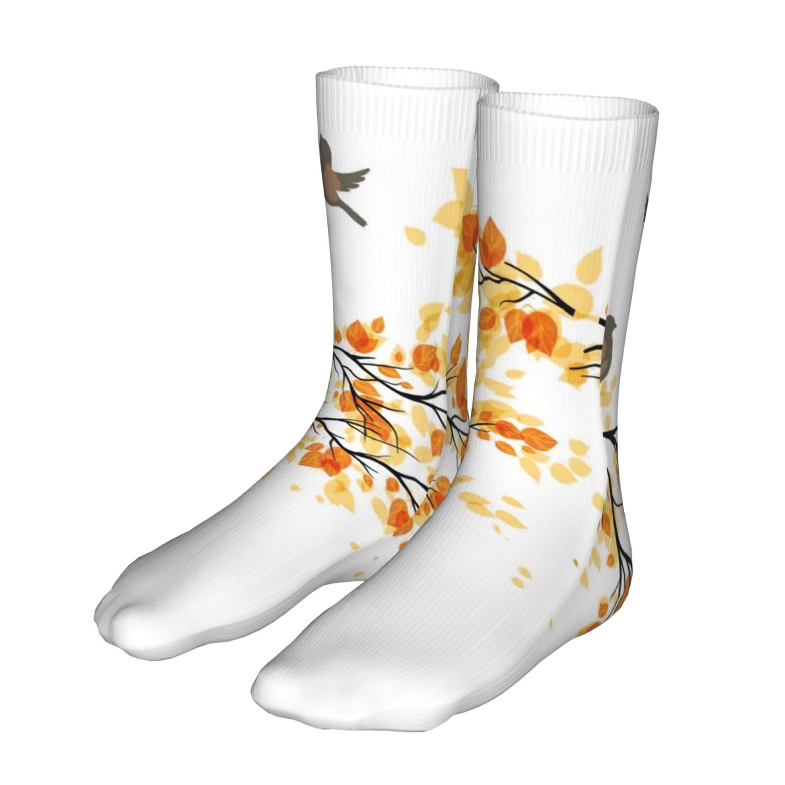 Fubido Pink and White Men's Wicking Breathable Cushion Comfortable Casual Crew Socks,Donut Sprinkles Food Bakery,Multi Performance Walking Athletic Socks for Ladies,Pink Yellow