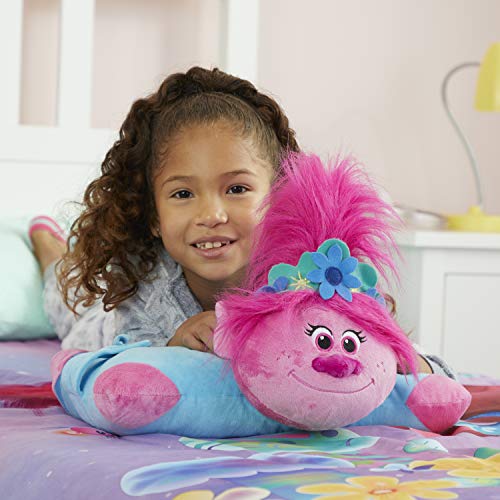 Pillow Pets DreamWorks Poppy Stuffed Animal β Trolls World Tour Plush Toy, 1 Count (Pack of 1) Pink