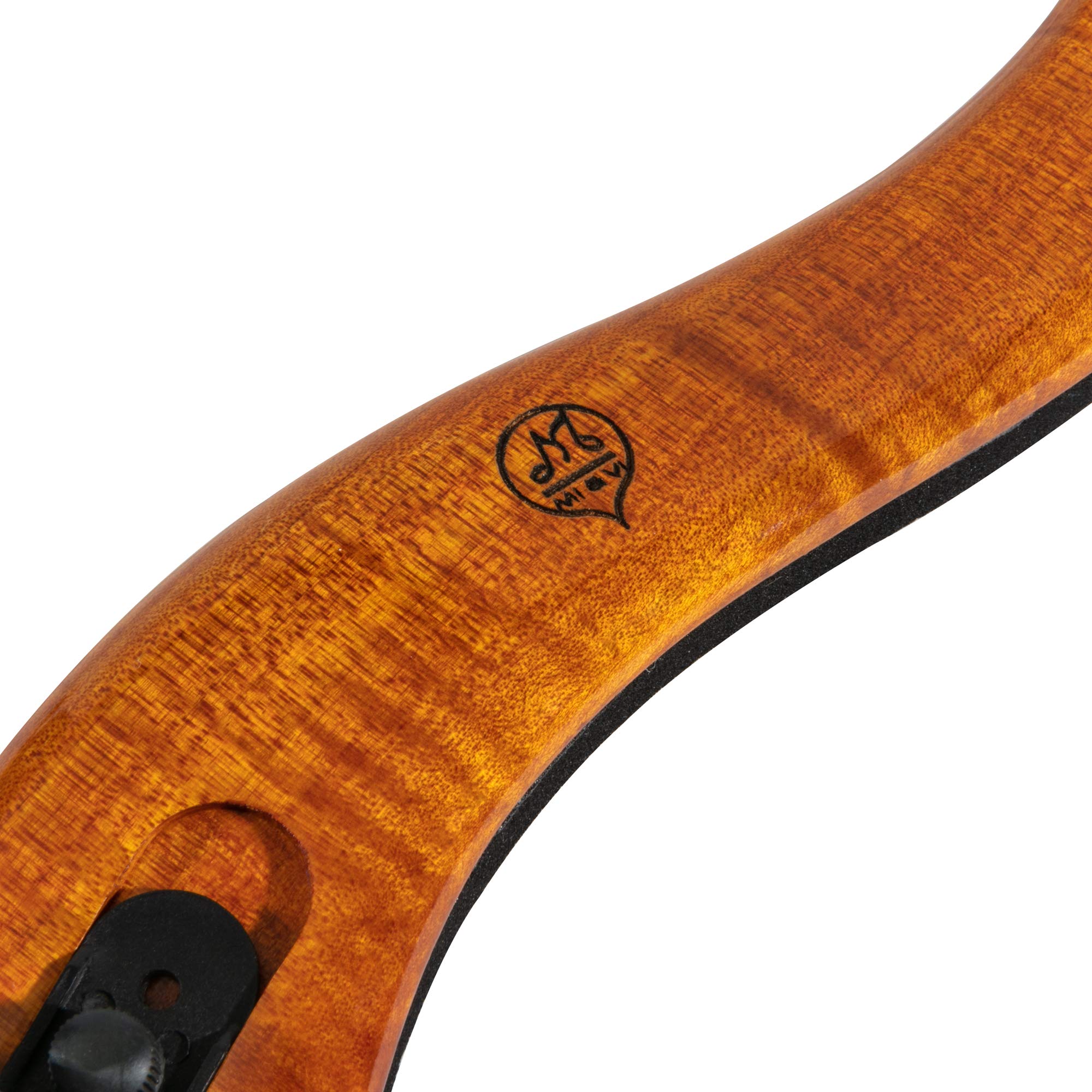 Classic Viola Shoulder Rest for 15”-17” Viola (Full Size) with Adjustable Height | Collapsible | Real Maple Wood | Excellent Support Grip - By MIVI Music