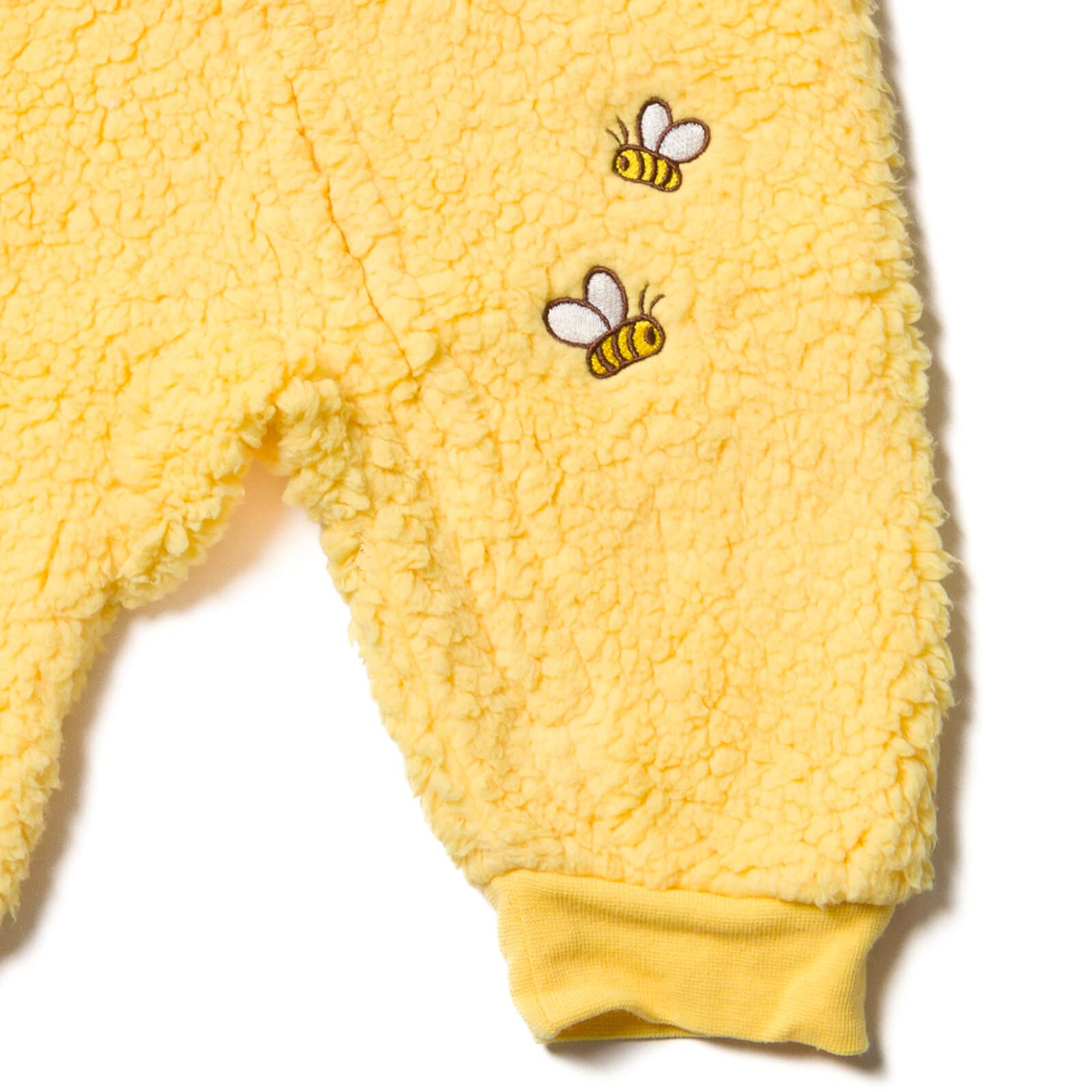 Disney Winnie the Pooh Newborn Baby Boys Zip Up Coverall Yellow Newborn