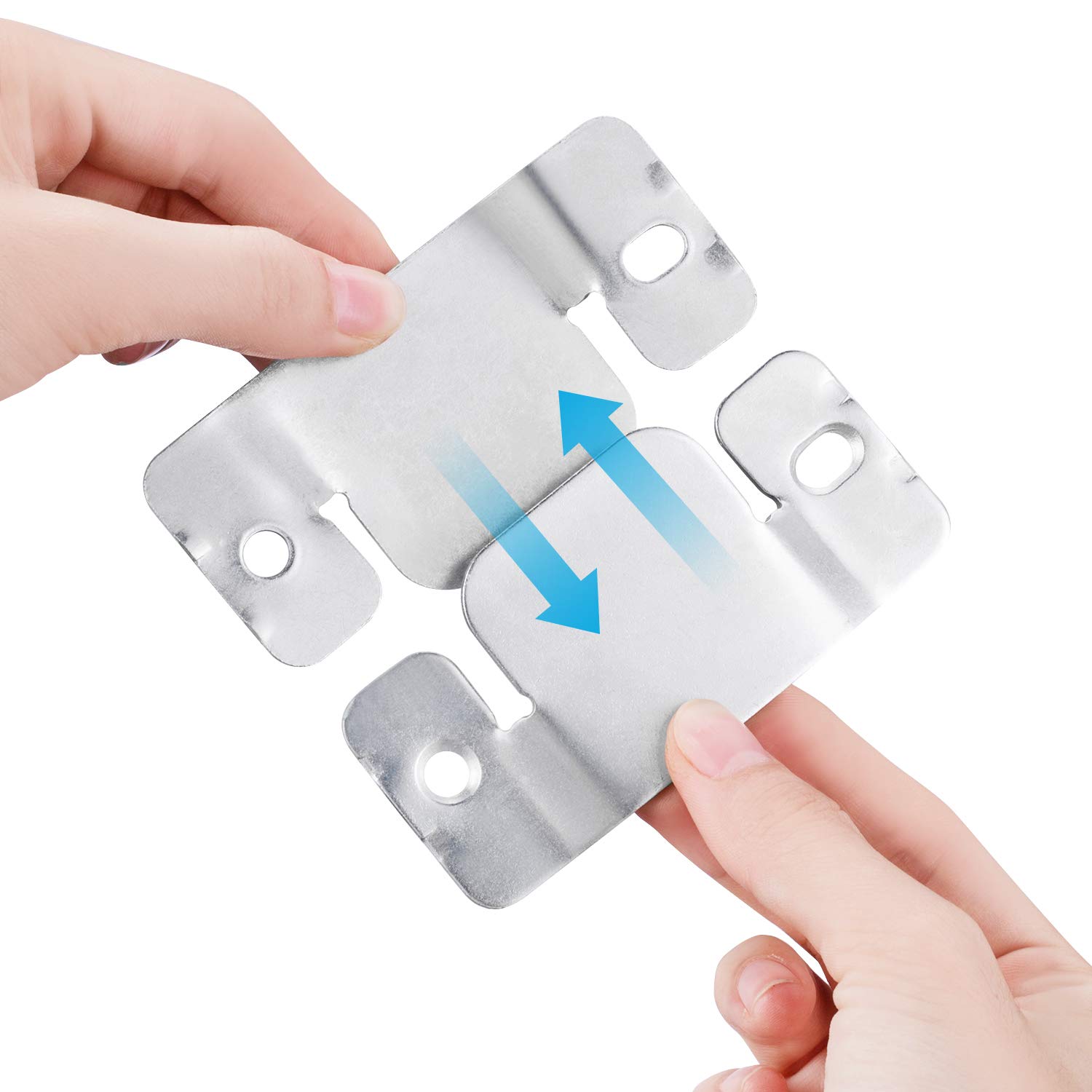earthgadgets 4 Sets Sectional Couch Connectors Furnitures for Small Sofa and Sectionals, Sectional Sofa Connectors with Screws, Modular Sofa Connector Brackets Suitable for Small Sectional Couch