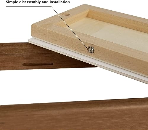 Solid Wood Collage Picture Frame Multi Openings Photo Frame 4x12 / 4x16 Matted to 1.5x2.5 for Wall and Tabletop Display (6 Opening Walnut)