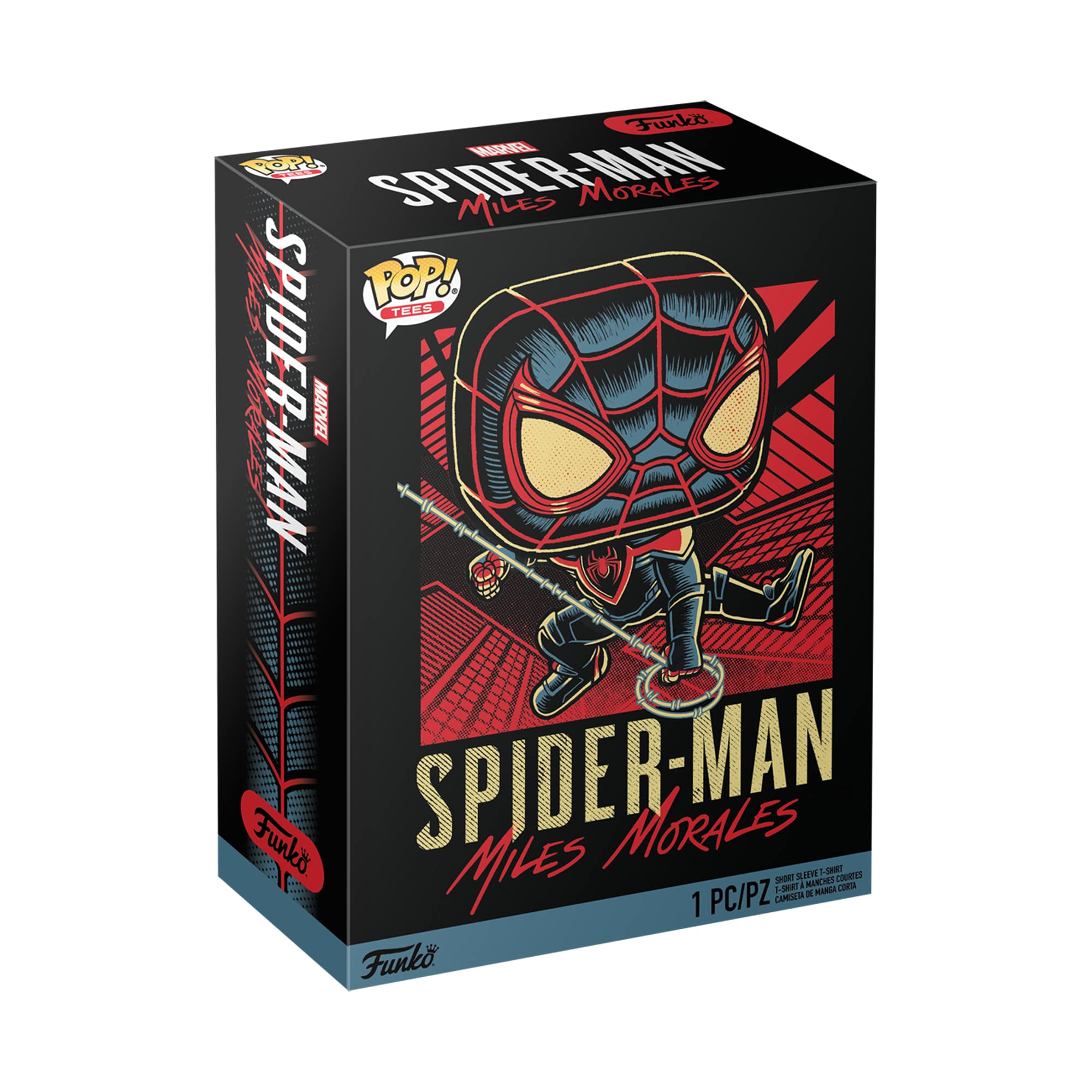 Funko Pop! Boxed Tee: Marvel: Gamerverse Spider-Man, Miles Morales - XS