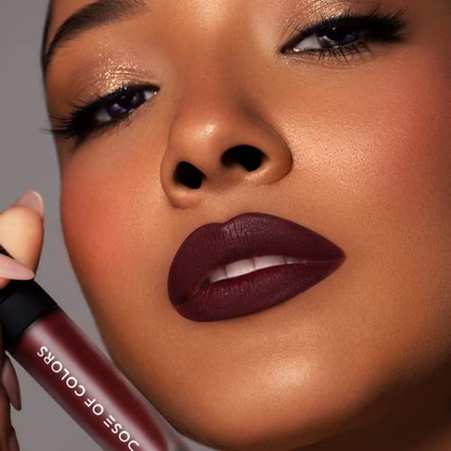 Dose of Colors 10 YRS Birthday Collection Black Rose Liquid Matte Lipstick