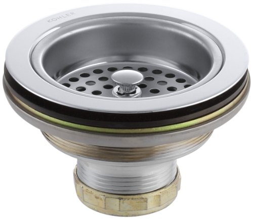 KOHLER 8799-CP Duostrainer Sink Strainer, 1.5, Chrome