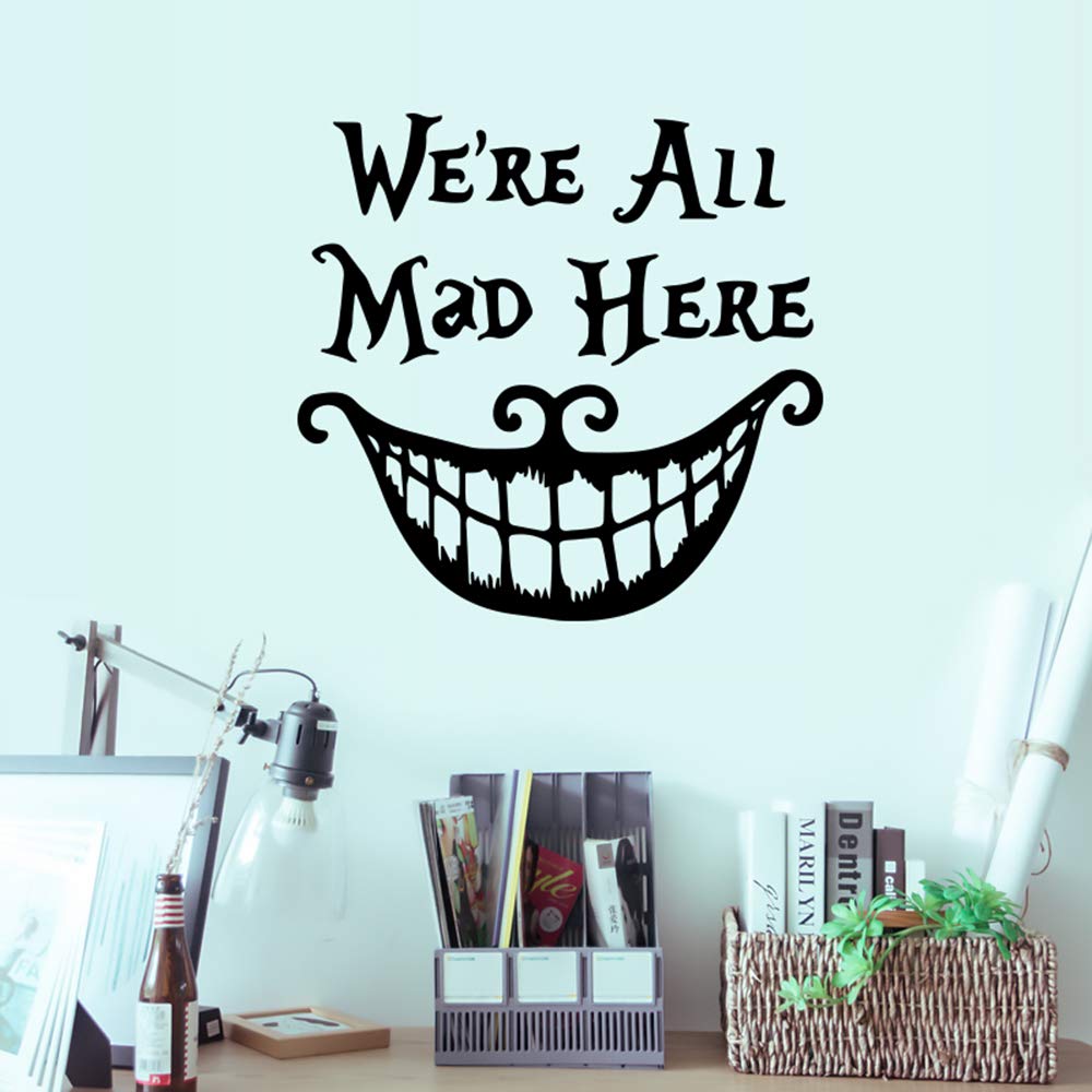 Rotumaty Halloween ‘Smiling Face’ Thriller Wall Decals Cool Wall Sticker for Bedroom Living Room Home Decoration Party Wall Art Decor