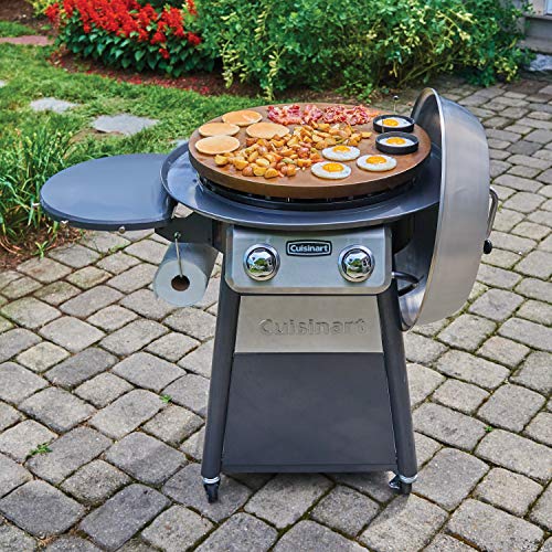 Cuisinart CGG-888 Outdoor Stainless Steel Lid, 360° Griddle Cooking Center