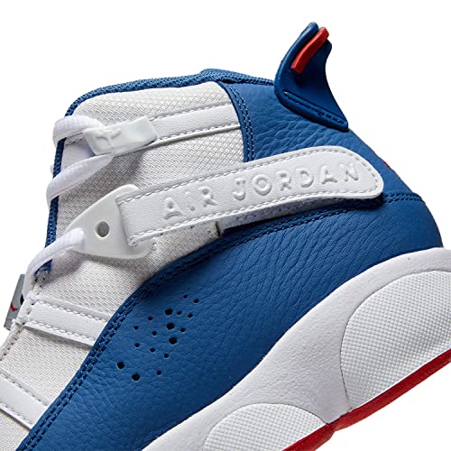 Jordan Boy's 6 Rings (Big Kid) White/True Blue/University Red 7 Big Kid M