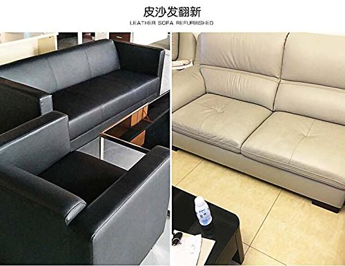 Self Adhesive Leather PU Fabric Repairing Patches for Sofa, for Car Seats, for Clothing (Width 19.6" x Length 53.9") (Black) Folded Packed