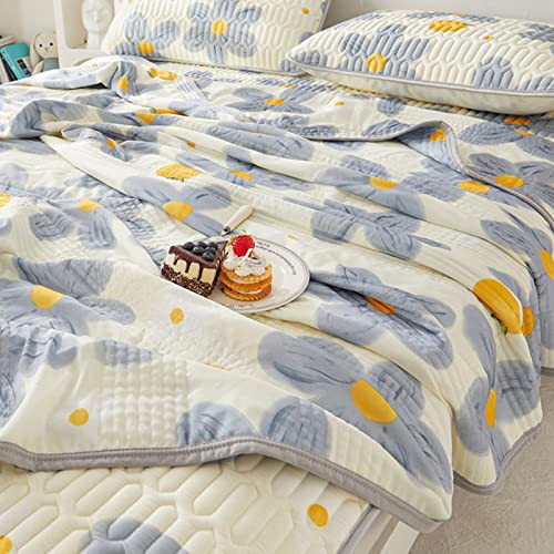 Latex Sleeping Mat Pillowcase Cooling Mattress Mat Cover Set Soft Fine Stitching Breathable IrritationFree FadeResistant for Summer (Type 1 Sleeping Mat 180x200cm / 70.9x78.7in)