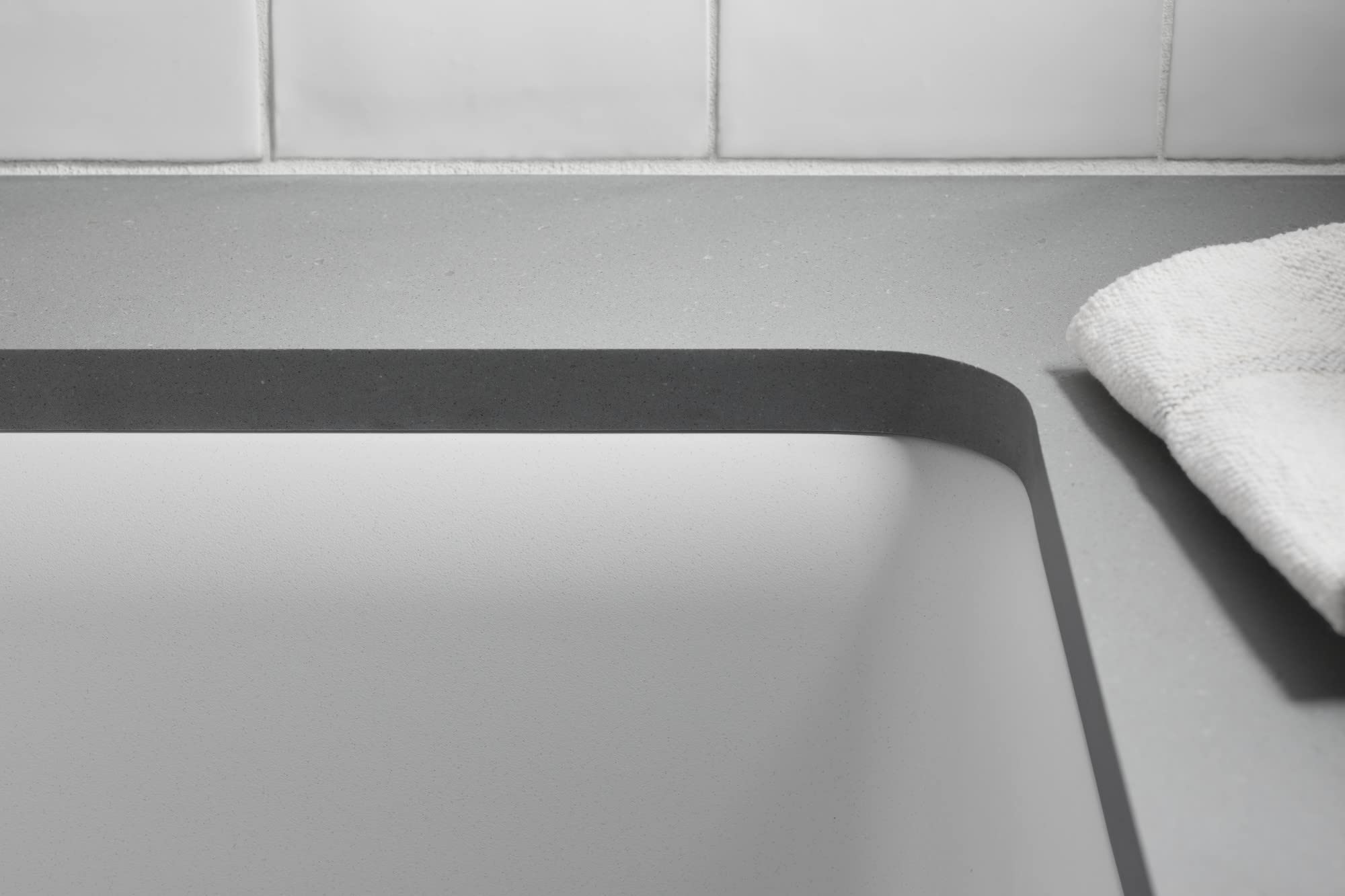 KOHLER K-8206-CM6 Cairn Sink, 33 in, Matte White