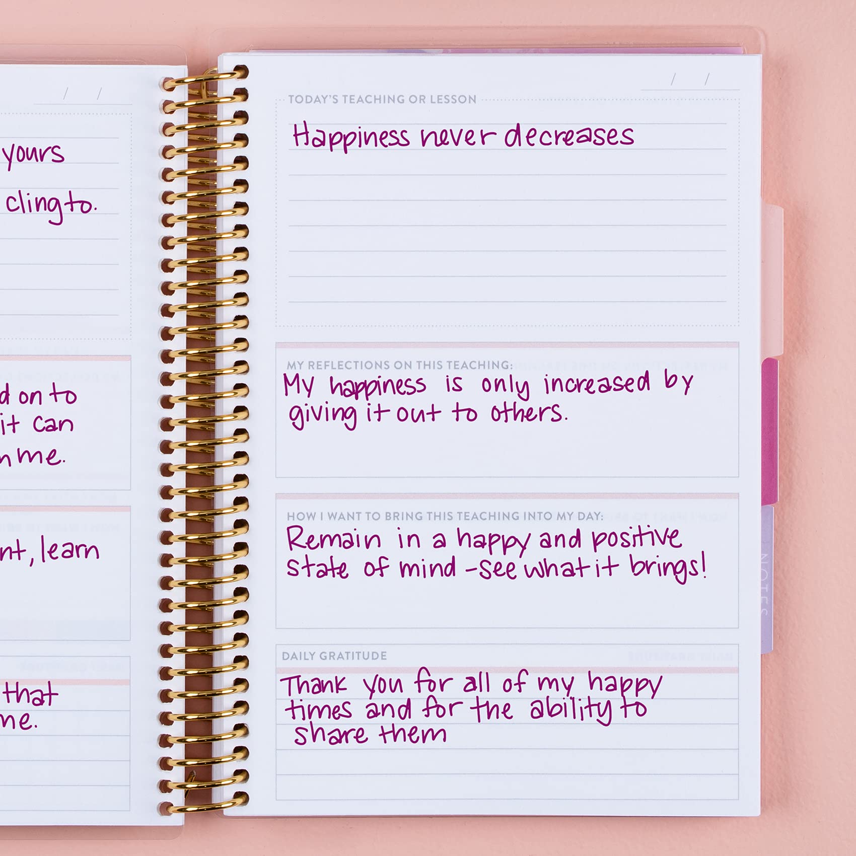 Erin Condren A5 Spiral Bound Prompted Daily Faith Journal. 160 Pages. Check In Prompts, Prayer Lists, Daily Reflection, Gratitude Pages, Monthly and Weekly Reflection