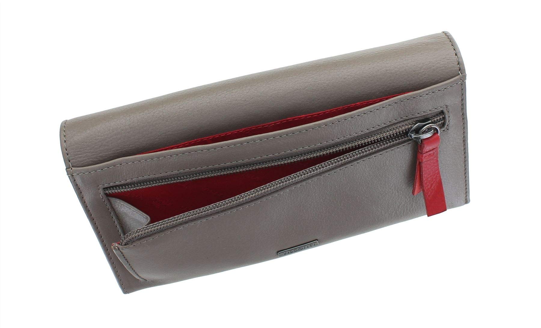 Visconti Happy Rainbow Collection Phoebe Leather Purse RFID HR80 Taupe