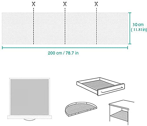Shelf Liner Drawer Liner Non-Slip Mat Shelves Liners 12" X6.5β Grid Pattern PVC Non-Adhesive Grip Liner Anti-Slip Mat for Kitchen Cabinets Wire Shelving Pantry Dresser Refrigerator (Pink)