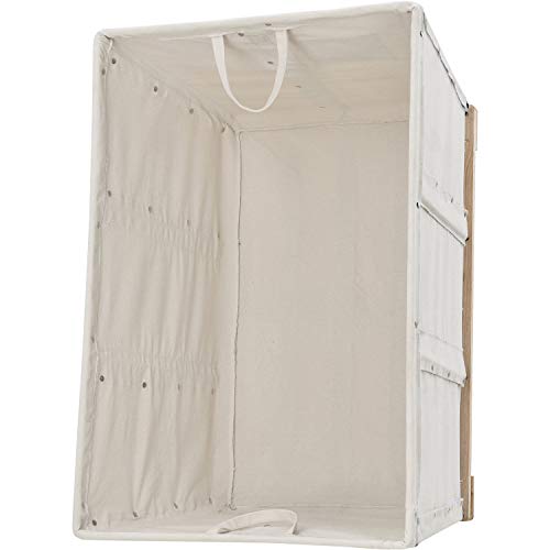 Global Industrial 16 Bushel, Canvas Basket Bulk Truck, Unassembled, 40" D x 28" W x 35" H