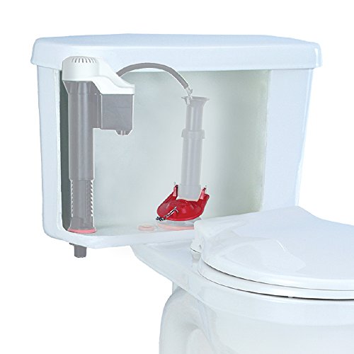 Korky Korky-2001TP 2001TP Universal Toilet Tank Flapper (3 Pack) -Easy to Install-Long Lasting All Rubber Seal-Made in USA, Red, 3 Count