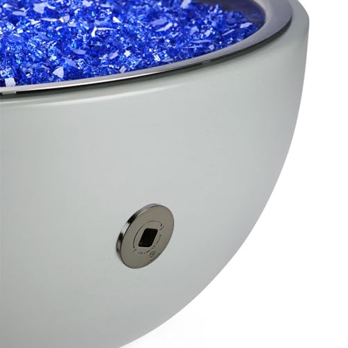 Hearth Products Controls HPC Fire Replacement Flange & Key (UDFK-PW), Pewter
