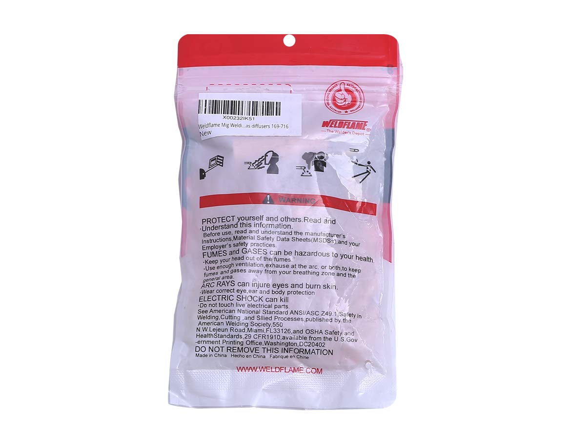 Weldflame Mig Welding Gun Accessory Kit for Miller Millermatic M-10,M-15 and Hobart H-9 H-10:30pcs Contact Tips 000-067 0.030"+2pcs gas nozzles 169-715 1/2"+2pcs gas diffusers 169-716