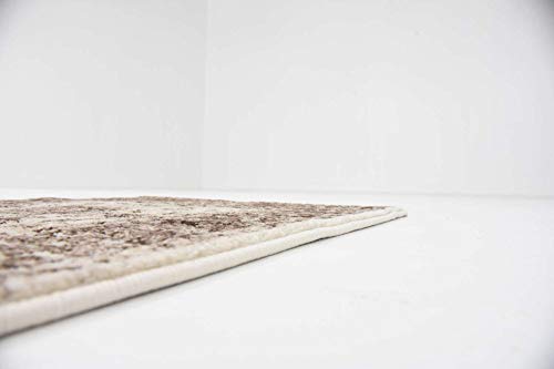 Unique Loom Rushmore Collection Area Rug - Lincoln (2'x 6' 1" Runner, Cream/ Beige)