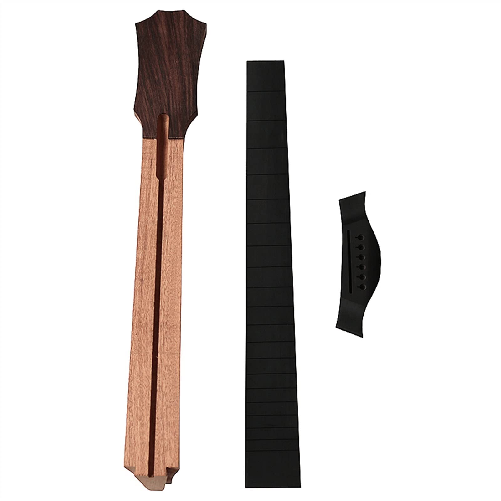 DIY Guitar Body Folk Guitar Missing Corner Full Single Finished Barrel Combination Rosewood Spruce Veneer DIY Guitar Material