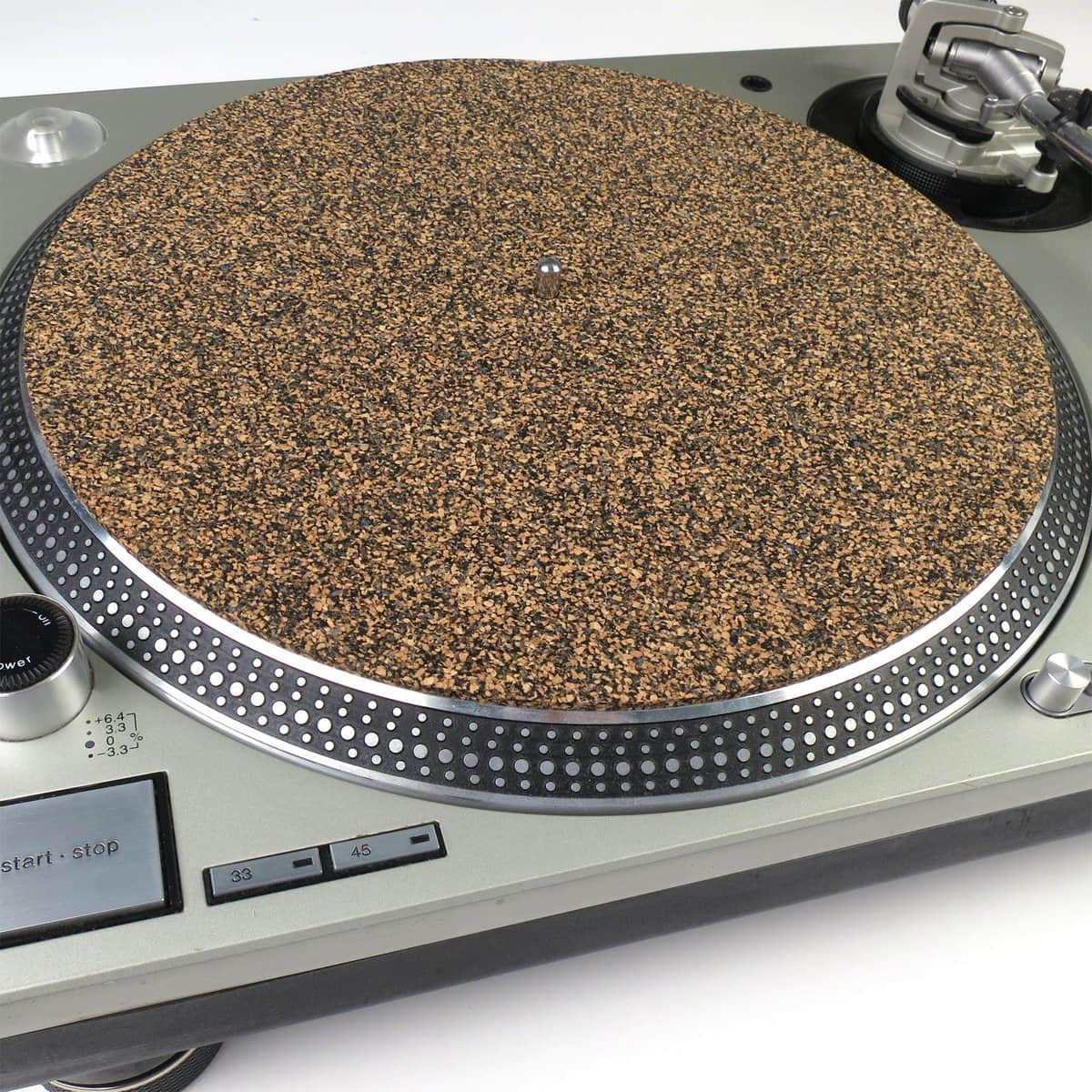 Turntable Mat Slipmat Cork and Rubber (Diameter: 30cm/11.8in Thickness: 3mm 1/16in) Vinyl Record Improve Sound Quality Reduce Vibrations Absorb Resonances DIY Upgrade Platter - Unihom