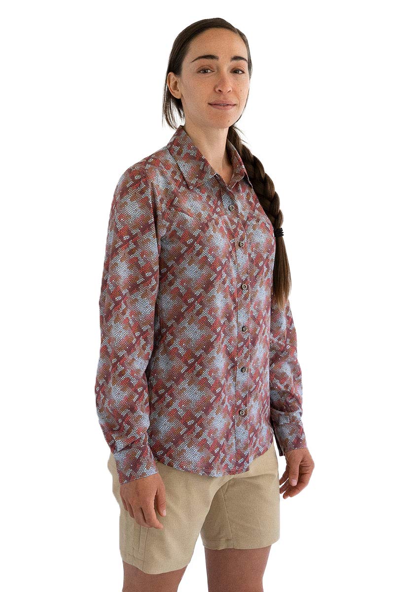 Club Ride Women's Gracie Long Sleeve Cycling Jersey, Mosaic Gray, Small